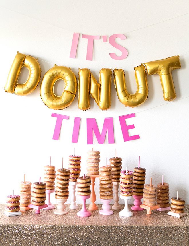 17 Adorable DIY Donut Party Decor Ideas - Smart Party Ideas