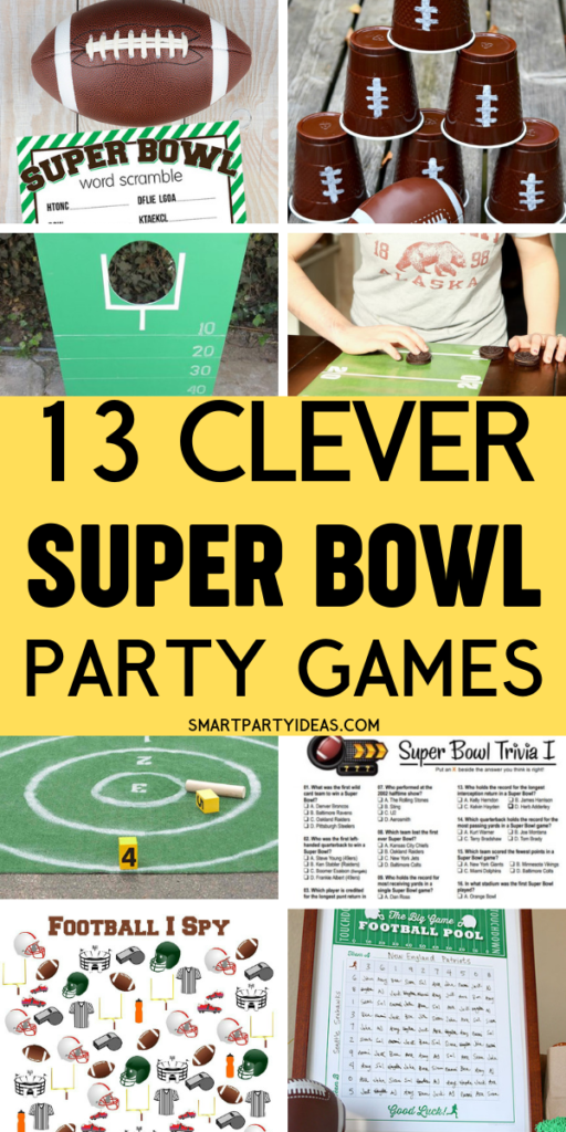13 Clever Fun Super Bowl Party Games - Smart Party Ideas
