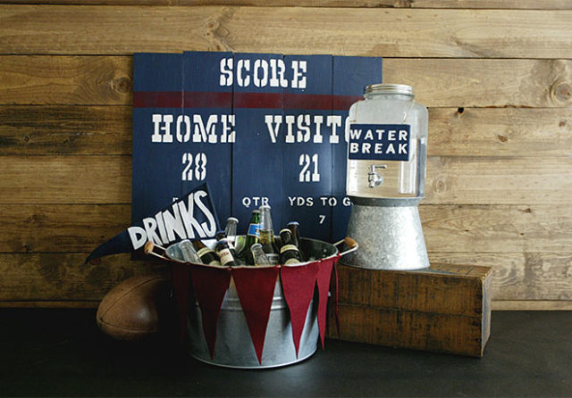 25 Clever DIY Super Bowl Decor Ideas - Smart Party Ideas