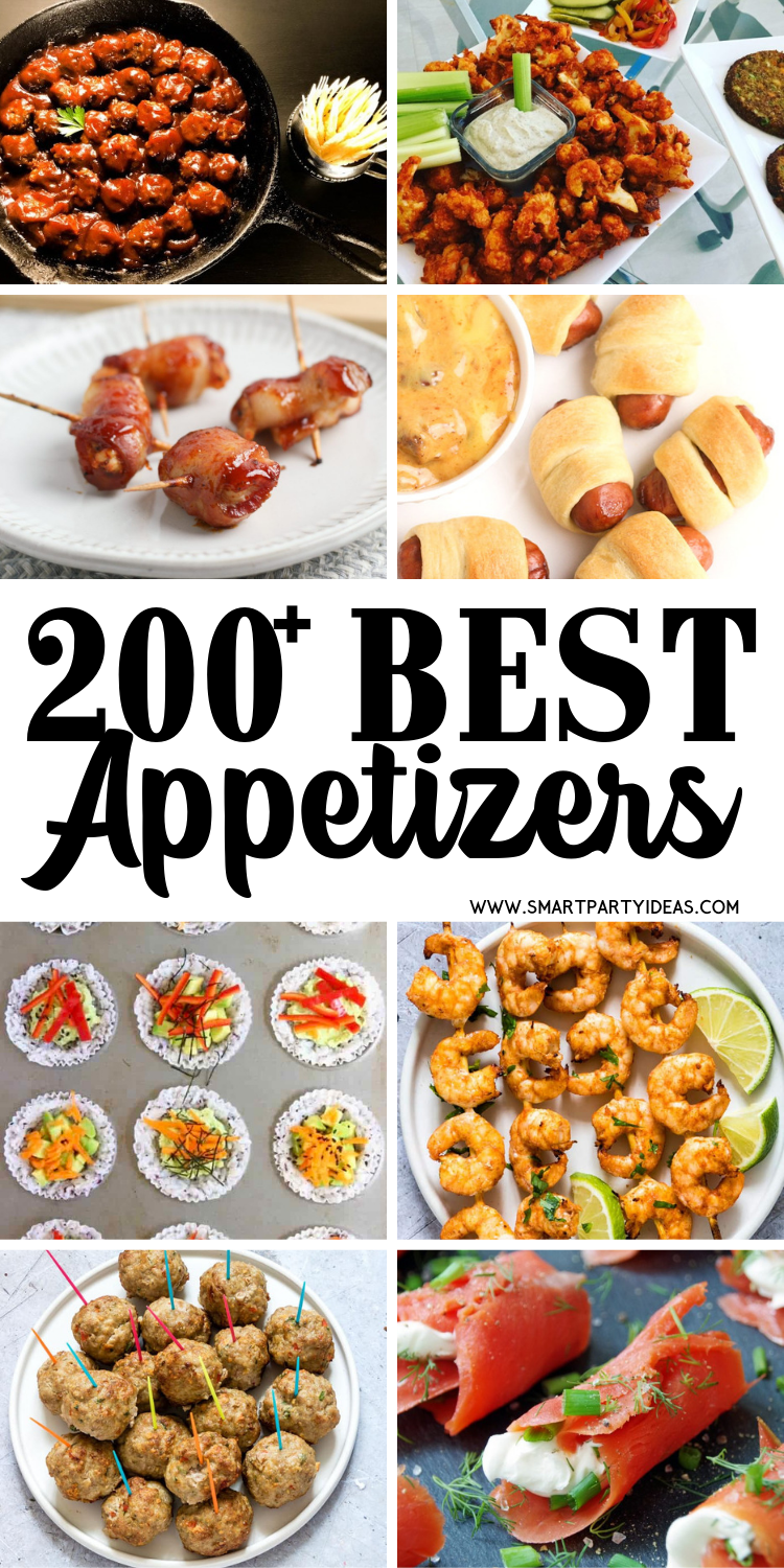 Small Bite Party Appetizers: 200 Best Easy Apps & Finger Foods - Smart ...